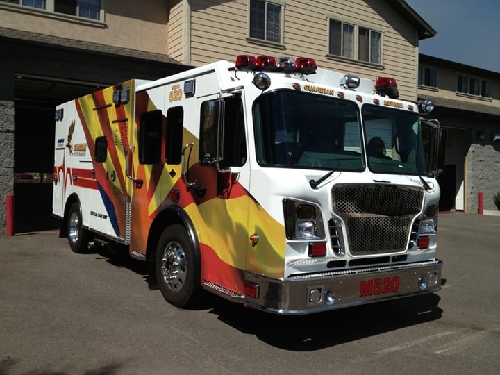 Custom Emergency Vehicle for Guardian Medical Transport